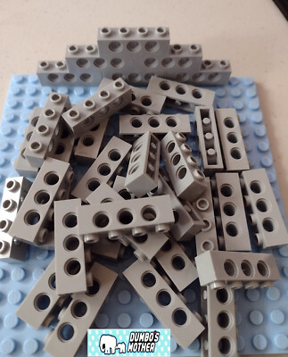 LEGO 1x4 Technic Bricks 3 Holes Light Bluish Gray Star Wars Building ...