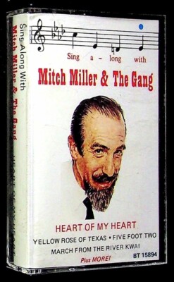 1981 MITCH MILLER SING ALONG GANG HEART OF MY HEART CASSETTE TAPE CBS ...