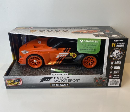 New Bright Nissan Z Forza Motorsport 1:16 RC Car + 1 Month Free XBOX ...