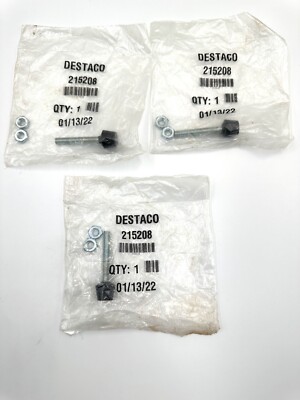 Lot 3 PK Destaco 215208 Flat-Tip Bonded Neoprene Spindle | eBay