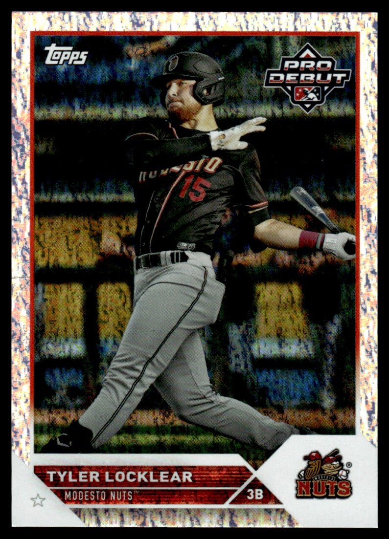 2023 Topps Pro Debut Sparkle Tyler Locklear 012/175 Modesto Nuts #PD-98 ...