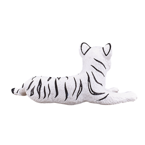 Mojo WHITE TIGER CUB Wild zoo animals play sat model figure toys ...