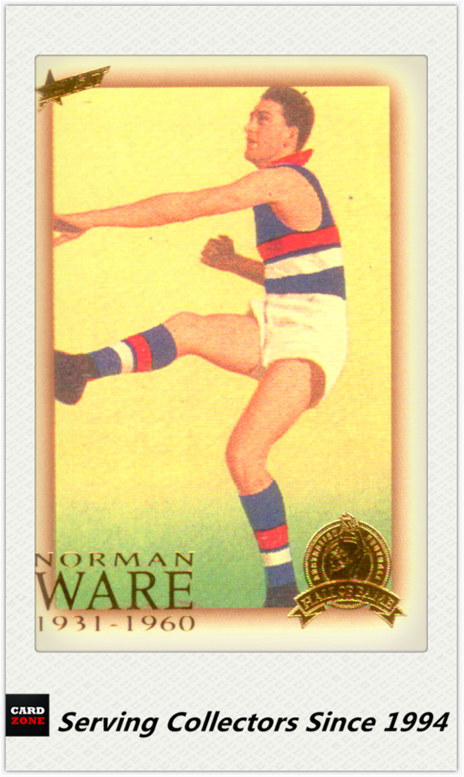 2003 Select AFL Hall Of Fame S2 Trading Card HF144 Norman Ware ...