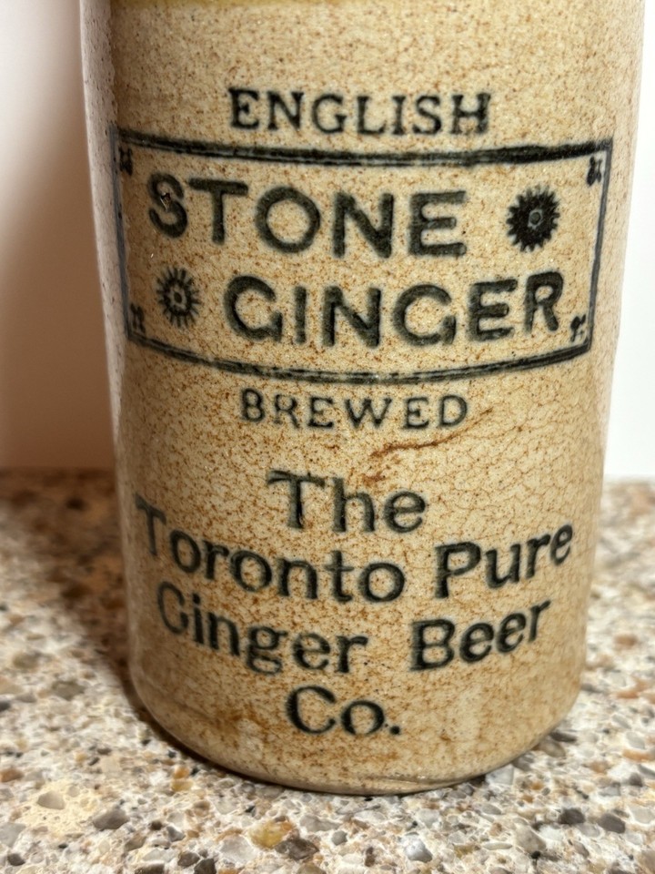 The Toronto Pure Ginger Beer Company English Stone Ginger Bottle | eBay