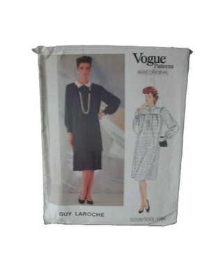 Vogue Paris Original 1124 Guy Laroche Dress size 14 with Vogue Paris ...