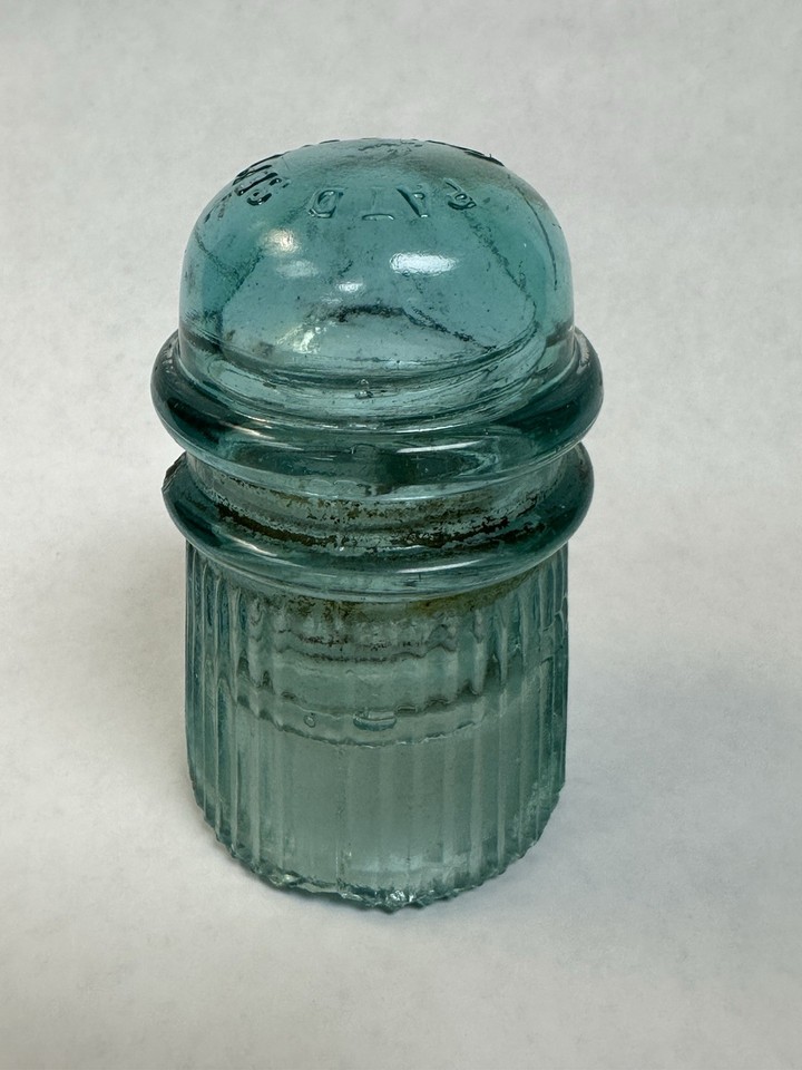 Vintage "WITHYCOMBE" CD121 Pat'd Sept. 19th 1899 Aqua Glass Telephone ...