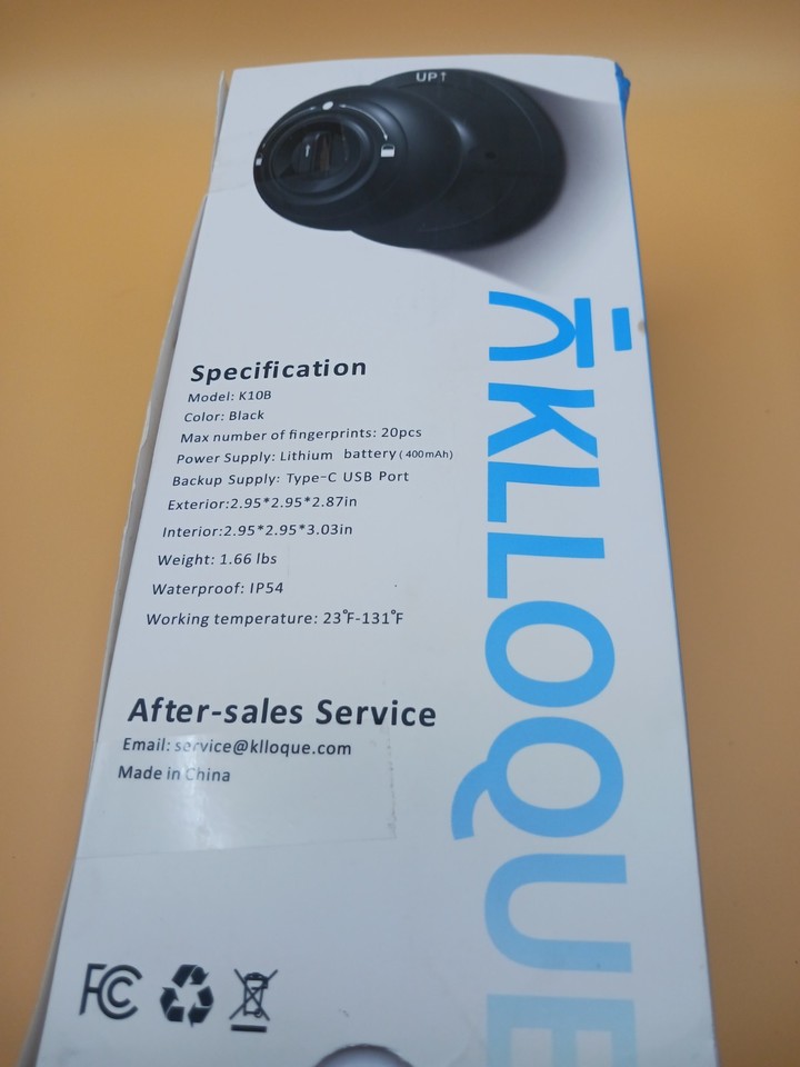 Klloque Smart Knob Lock K10 Black | eBay