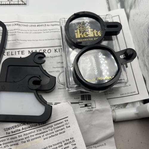 Ikelite Substrobe AQ/S For Aquashot 3 + Macro Kit and Lenses | eBay