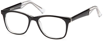 CAPRI US 78 CLEAR BLACK EYEGLASSES SUNGLASSES FRAMES 47-17 | eBay