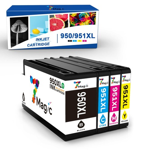 4PK 950XL Ink Set for HP Officejet Pro 251dw 276dw 8100 8600 8610 8615 ...