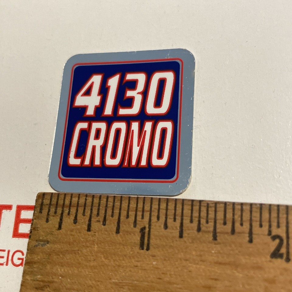 NOS ROBINSON BMX 4130 CROMO bike decal sticker FRAME | eBay