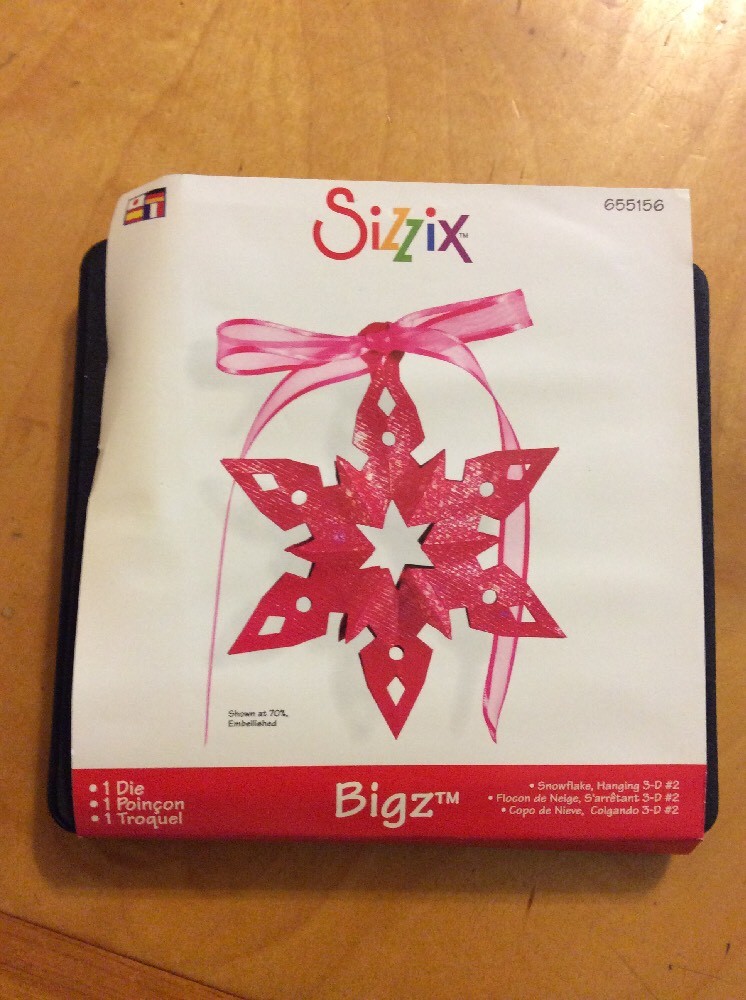 Sizzix 3-D hanging snowflake #2 item # 64 | eBay
