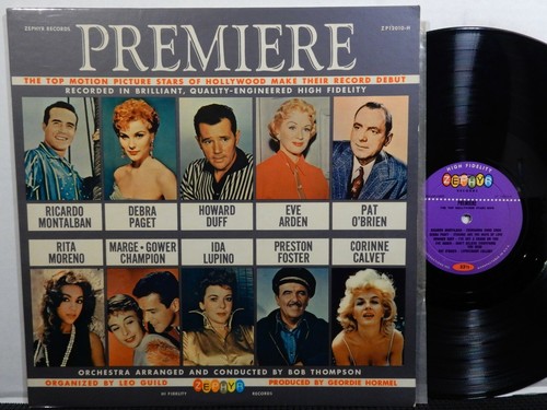 PREMIER Stars Of Hollywood Make Their Record Debut LP ZEPHYR ZP12010 ...