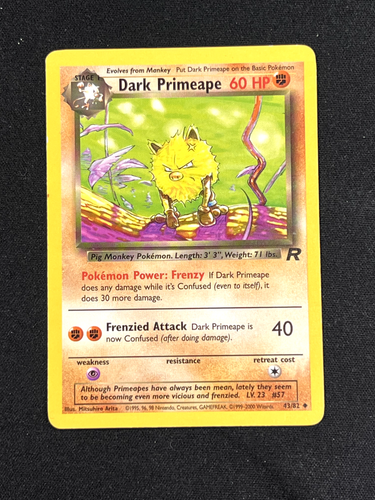 Dark Primeape 43/82 - Team Rocket - Pokemon Card LP | eBay