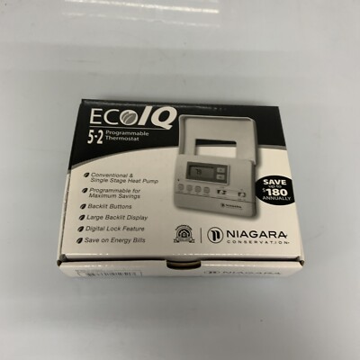 Niagara Conservation ECOIQ 5-2 Programmable Thermostat | eBay
