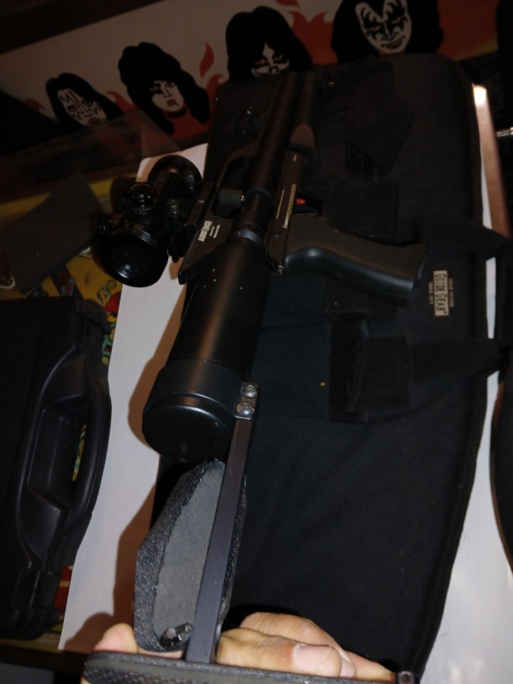 Air Force Model P1101 CO2 Tactical Air Rifle w/Scope & Laser | eBay
