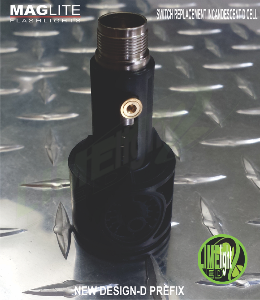 MAGLITE UPGRADE SWITCH ASSEMBLY D CELL PREFIX FLASHLIGHT TORCH GENUINE ...