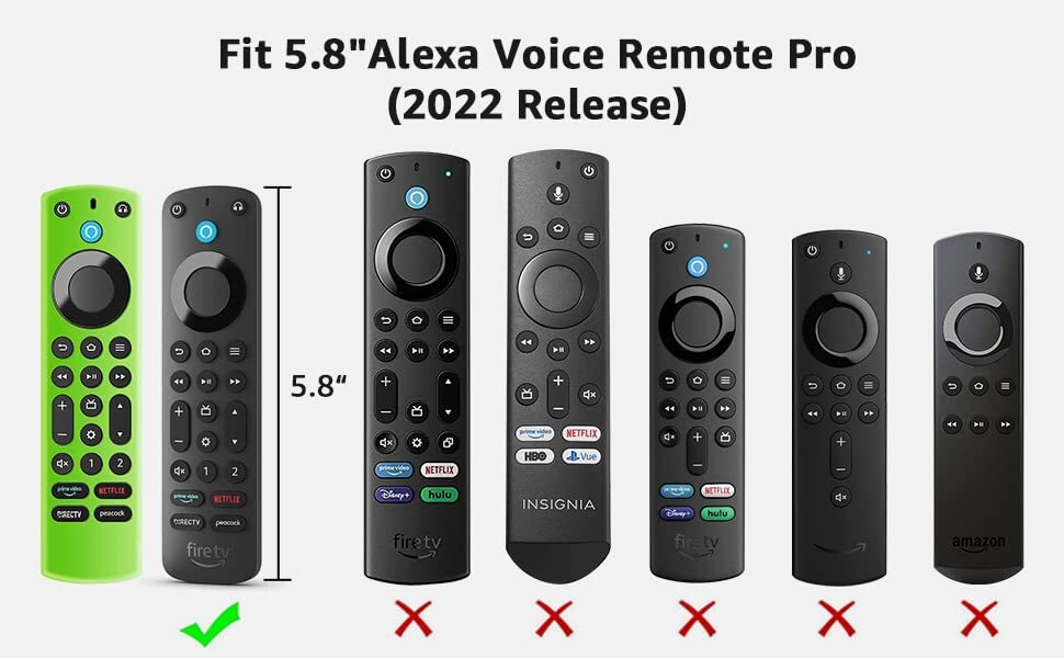 Anti Loss Remote Control Case Glow In The Dark Cover For Fire Stick TV ...