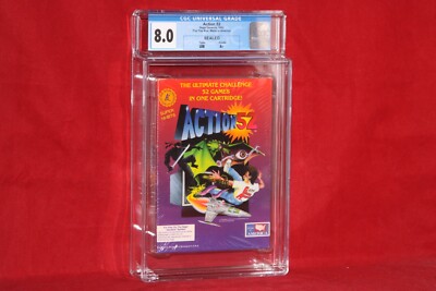 Action 52 (Sega Genesis, 1993) Authentic Game, CGC Graded 8.5 A+ ...