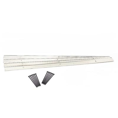 ProFlex Landscape Edging Project Kit 24'x4" Attachable Aluminum Silver ...