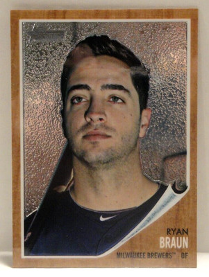 2011 Topps Heritage Baseball #C23 Chrome Ryan Braun 1938/1962 Brewers ...