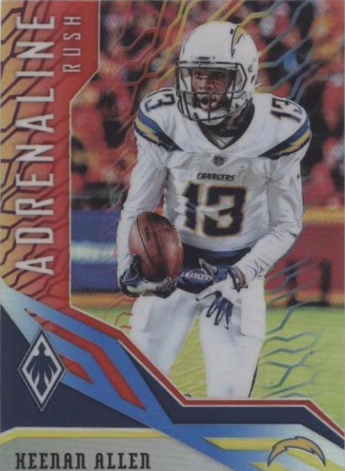 2018 Panini Phoenix - Adrenaline Rush Keenan Allen #10 Color Burst for ...