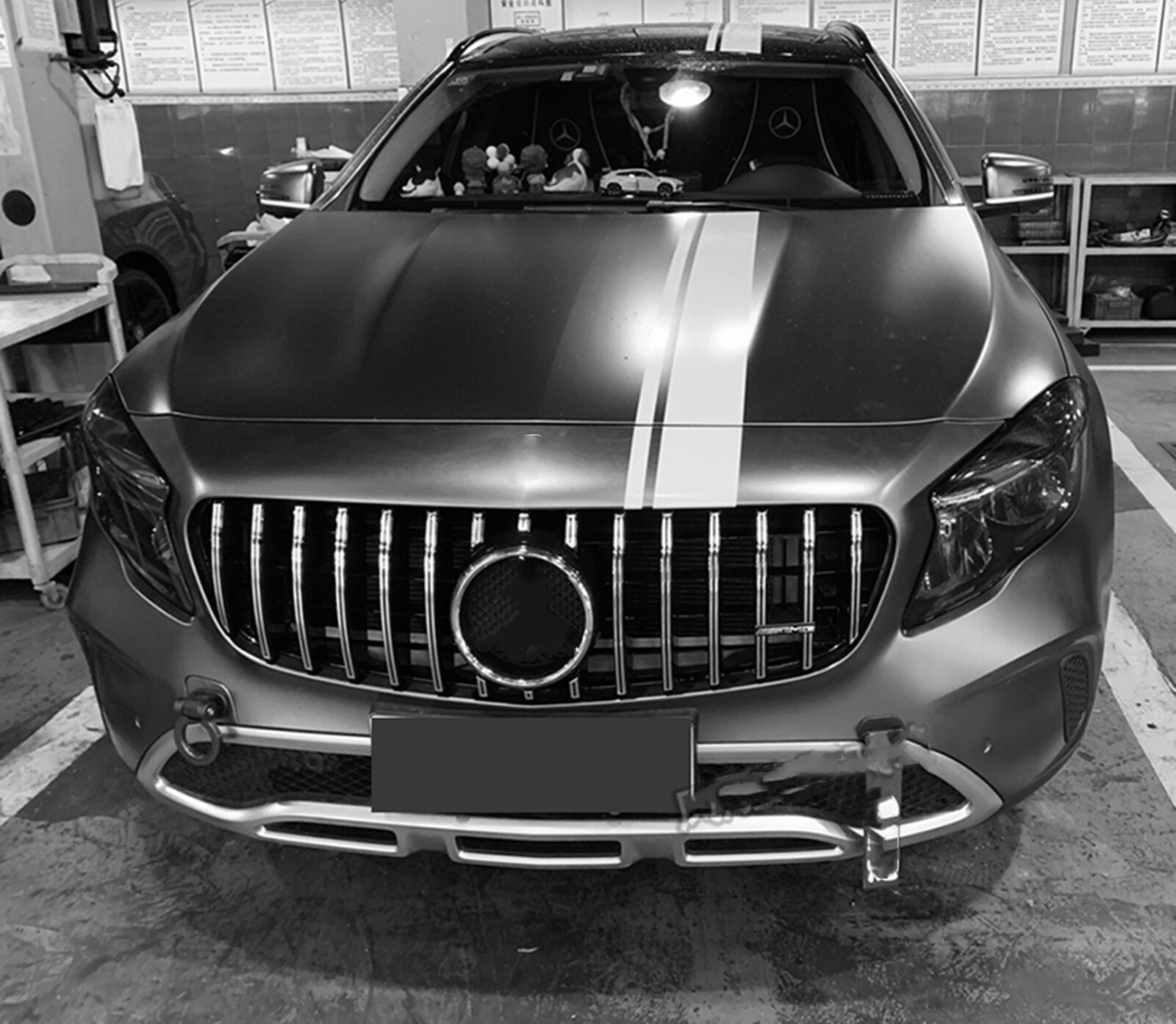 Front Grille For 2017-2020 Benz GLA X156 GLA200 GLA250 GLA45 GT R ...