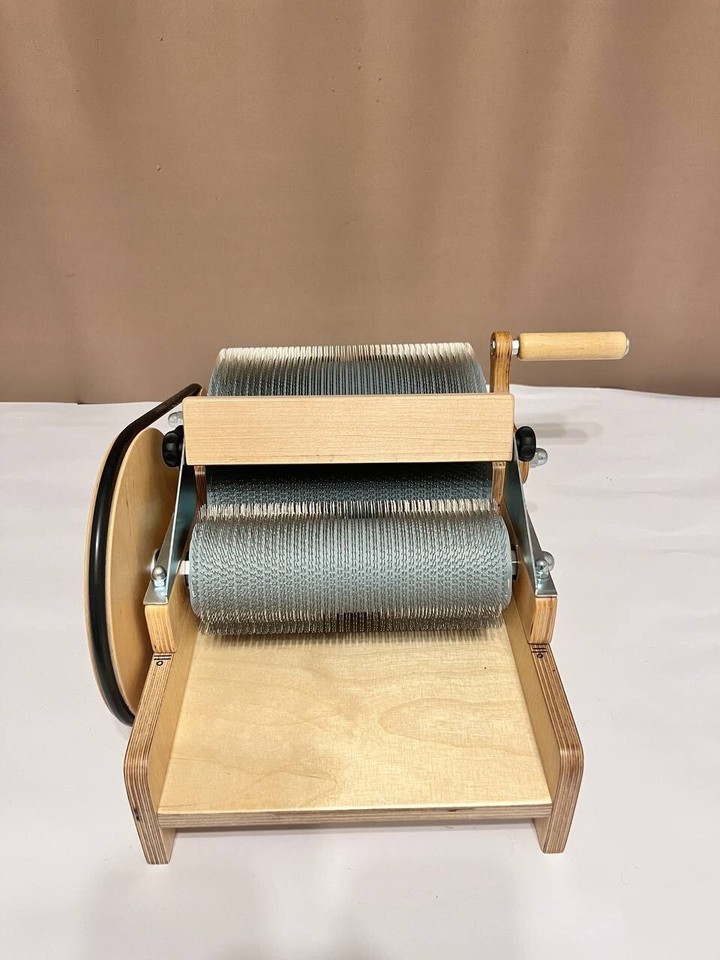 Mini Wool Carder 96 120 TPI | Drum Carding Machine for Fiber ...