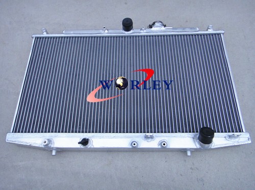 Aluminum Radiator & fans for HONDA ACCORD SIR/SIRT CF4 MT 1998-2002 98 ...