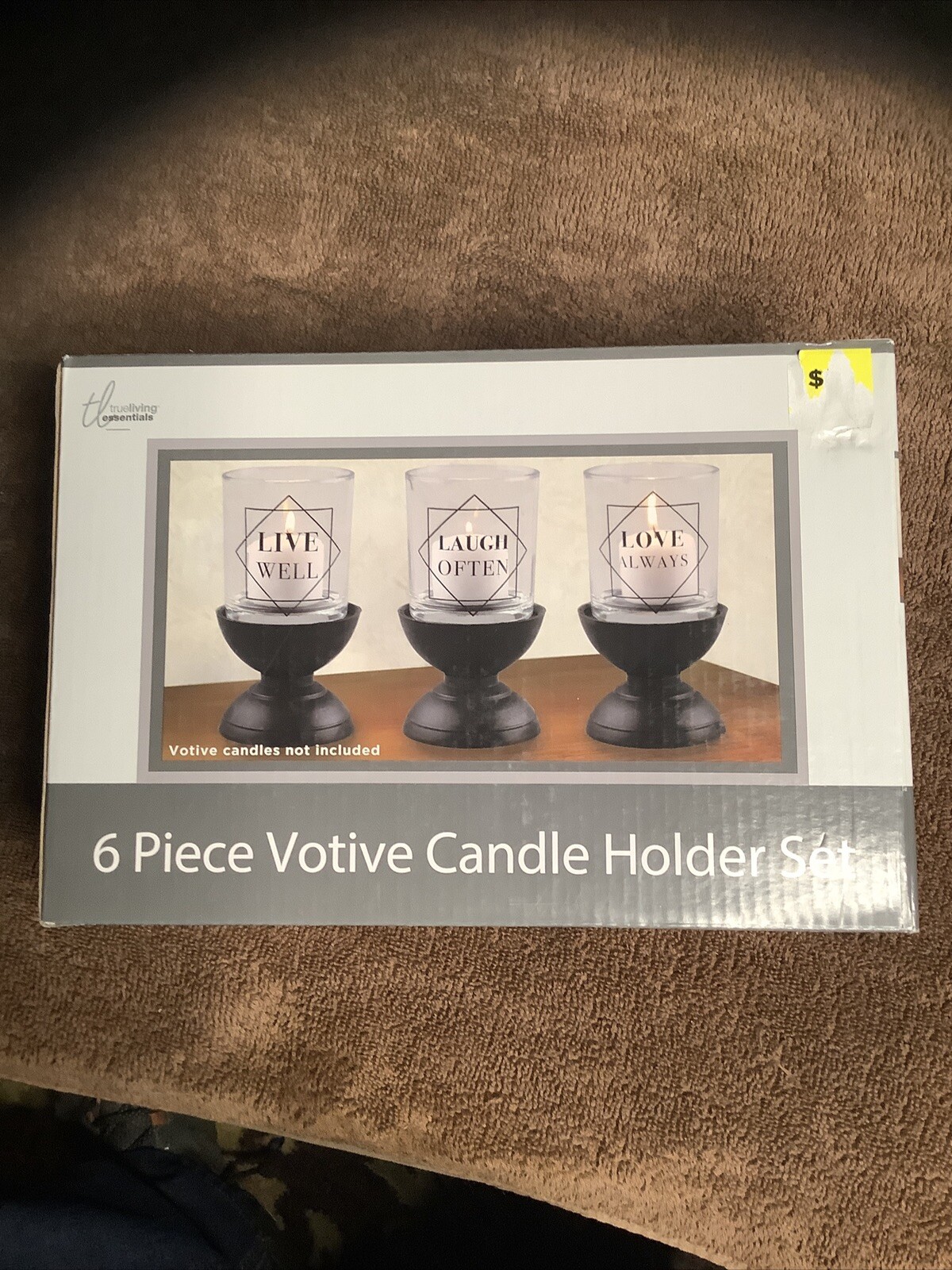 True Living Essentials 6 Piece Votive Candle Holder Set New in Box | eBay