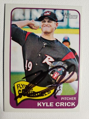 2014 Topps Heritage Kyle Crick Autograph Giants Pirates Card Auto ...