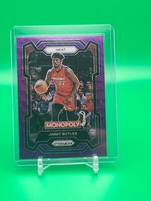 Jimmy Butler Purple Wave 2023-24 Panini Prizm Monopoly Parallel #46 | eBay