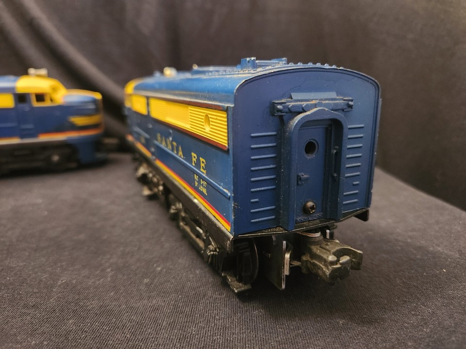 Sante Fe 204 Powered Engine And Dummy Engine Blt 8-57 RARE 1957 From ...