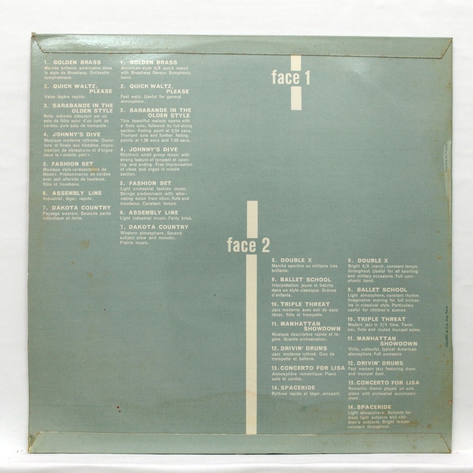 CHAPPELL MOOD MUSIC vol.14 – LIBRARY – CHAPPELL LP EX++ | eBay