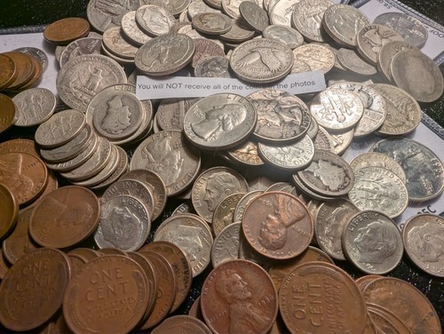 Old U.S. Coin Lots - Rare US Coins - Silver, 3+ Items!Free Ship! .9fs ...