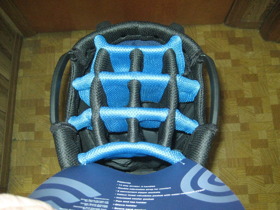 BRAND NEW Cleveland CG LT Stand bag 14 way top Blue / Navy | eBay