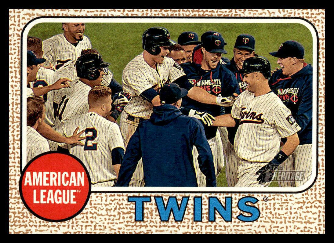2017 Topps Heritage #128 Minnesota Twins CL Minnesota Twins | eBay