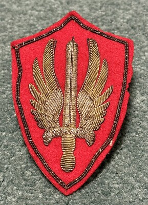 Original Korean War Era Theater Made Bullion SCARWAF Korea Patch B | eBay