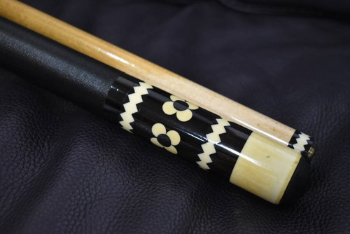 Vintage Cue Ada-Chi Adarch Petal Inlay Used, Custom, Pool/billiard cue ...
