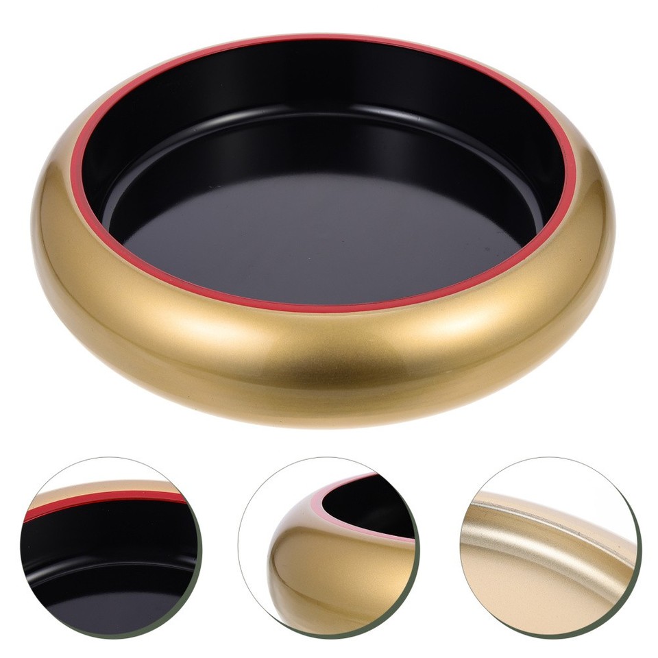 Plastic Accessory Round Sushi Plate Multi Use Small Food Tray | eBay ...