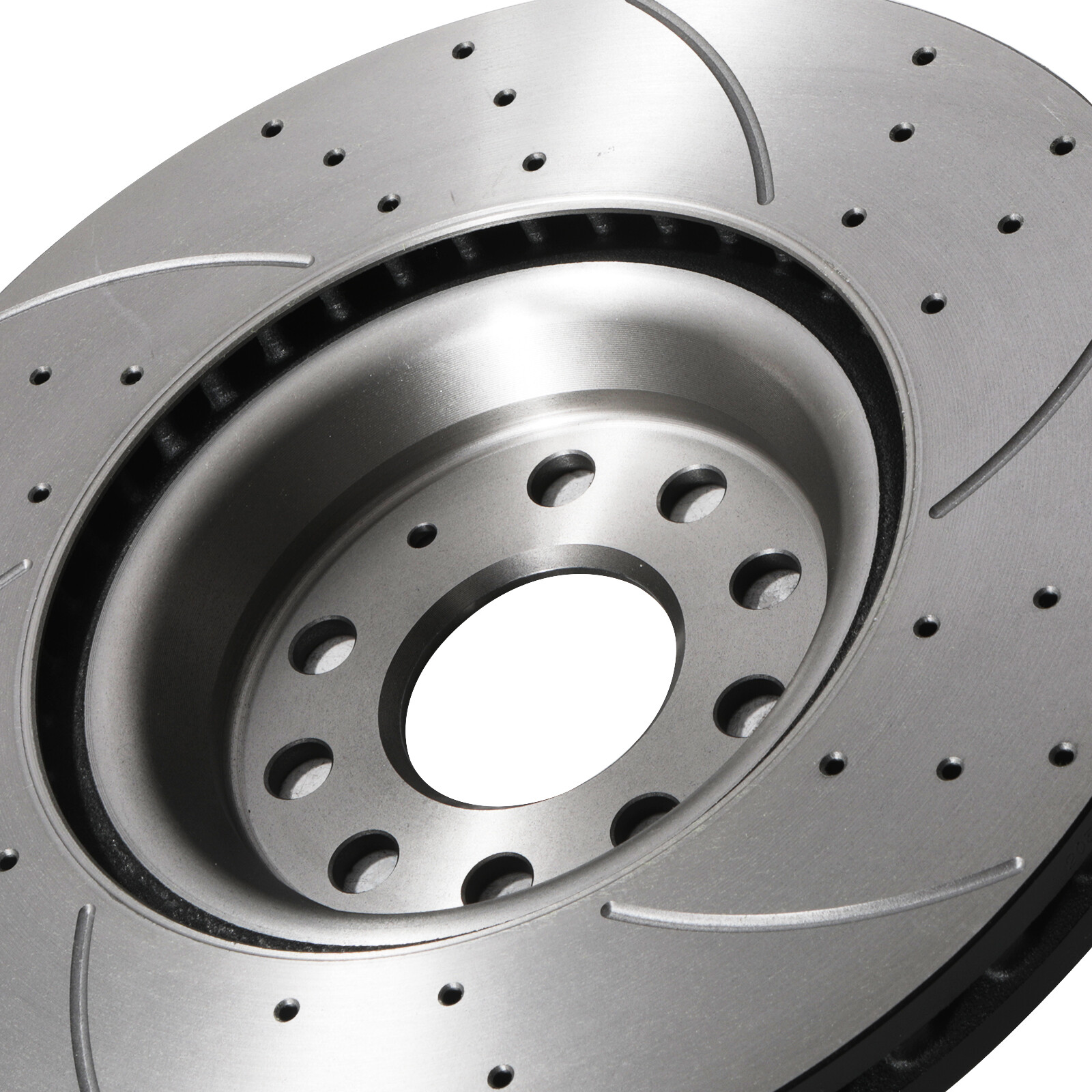 FRONT DRILLED GROOVED 340MM BRAKE DISCS FOR AUDI S3 8V QUATTRO 2.0 TFSI ...