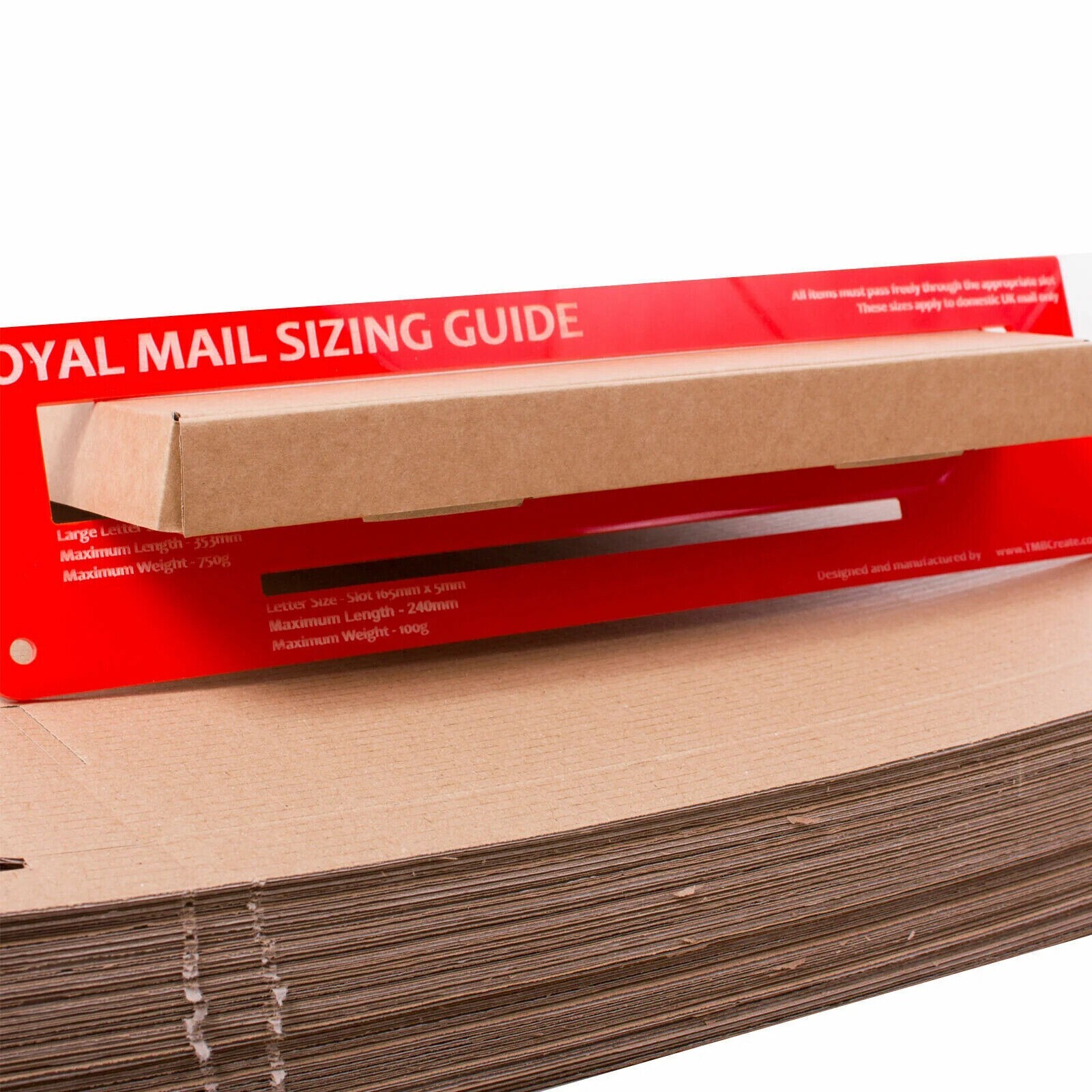 Royal Mail Postage Letter Size Ruler PIP PPI Post Office Price Charge ...