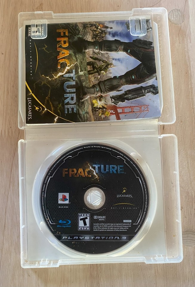 Fracture (Sony PlayStation 3, 2008) 23272956387| eBay