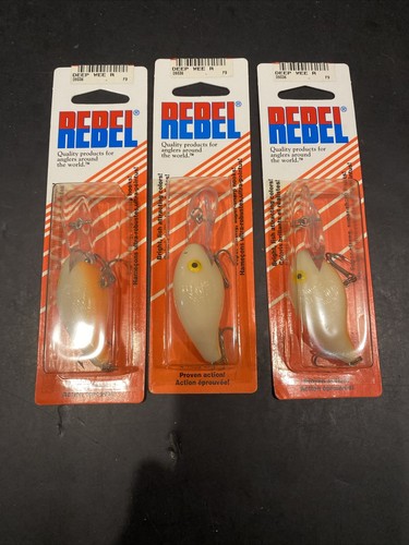 Rebel Vintage Deep Wee R Lot Of 3 D9336 Bone Orange Belly | eBay