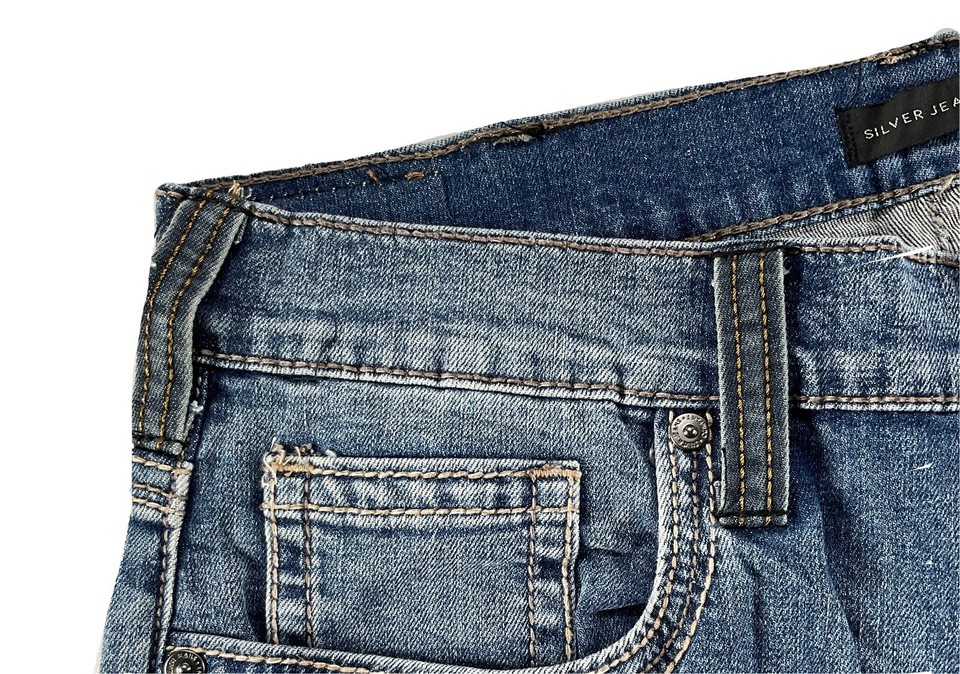 Silver Jeans Mid Rise Zac Relaxed Straight Leg Men's 30 32 33 40 42 ...
