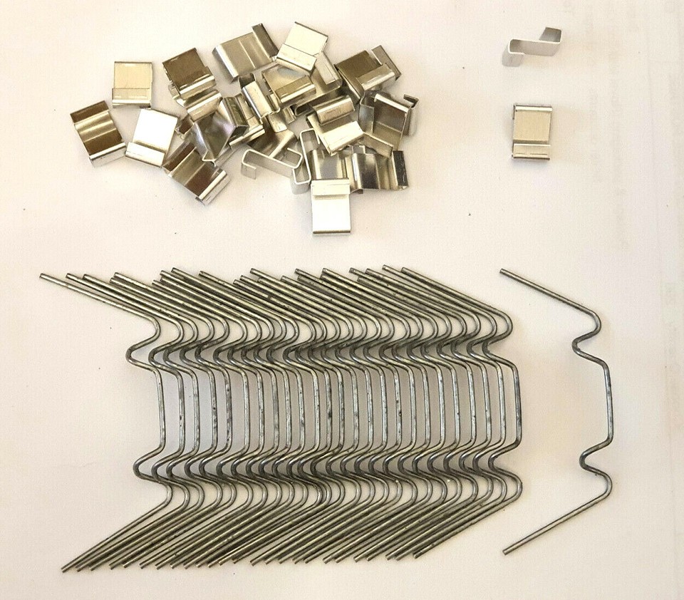 Greenhouse Glazing Clips W & Z Glass Clips Spring Wire Spares Choose ...