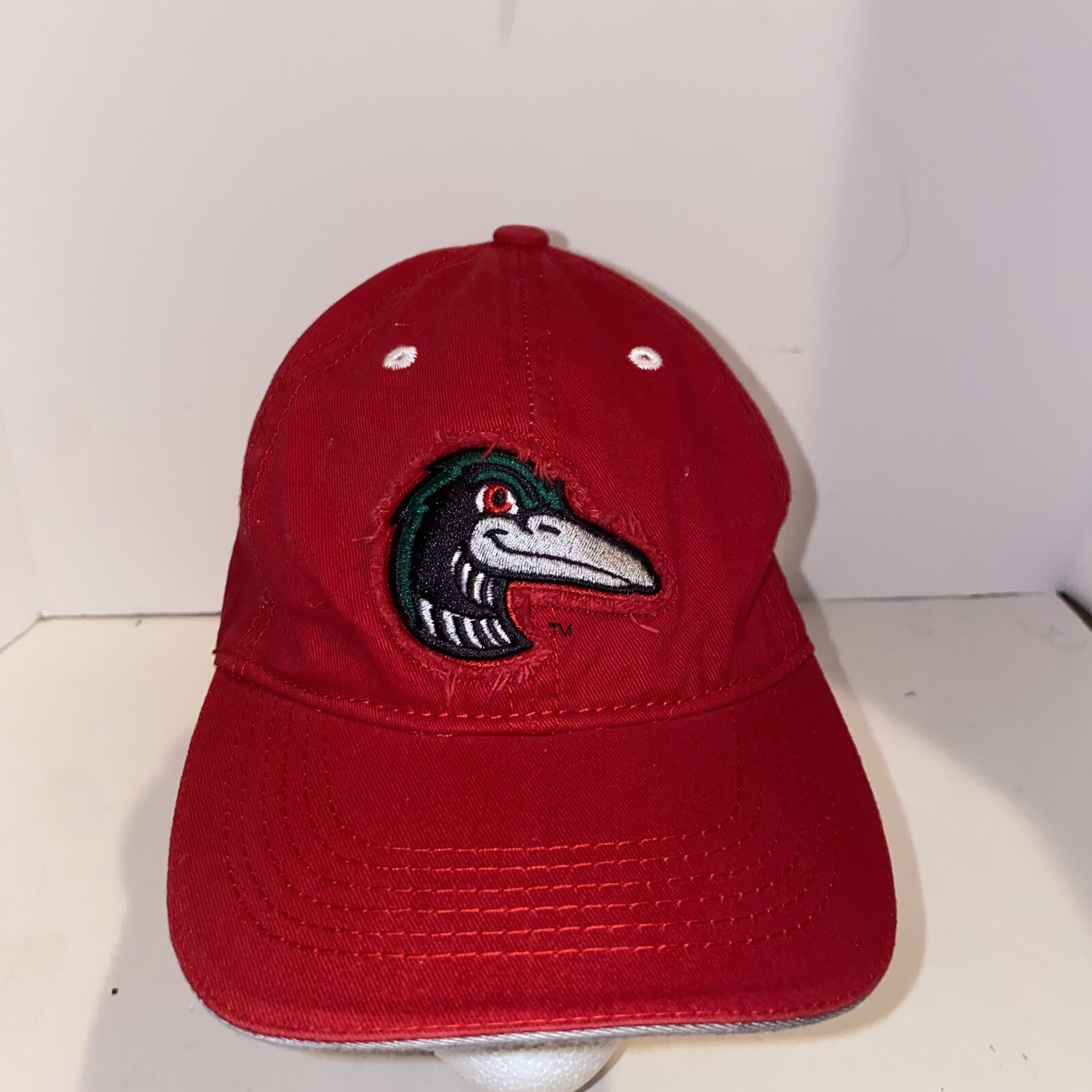 Great Lakes Loons Hat Cap MiLB Michigan Baseball Red Adjustable | eBay