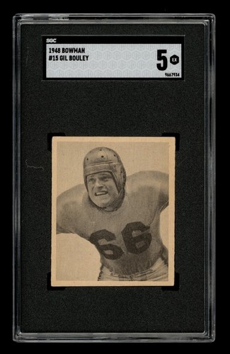 1948 Bowman Set-Break # 15 Gil Bouley SGC 5 EX | eBay