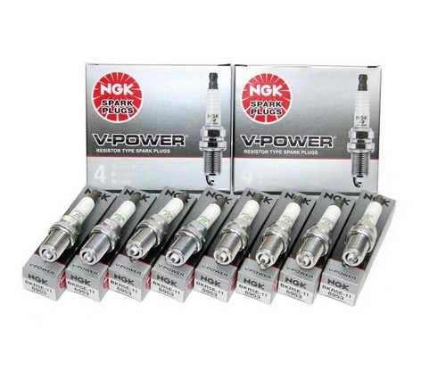 8 Pack Set NGK 4644/BKR7E V-Power Premium Copper Spark Plugs Made In ...