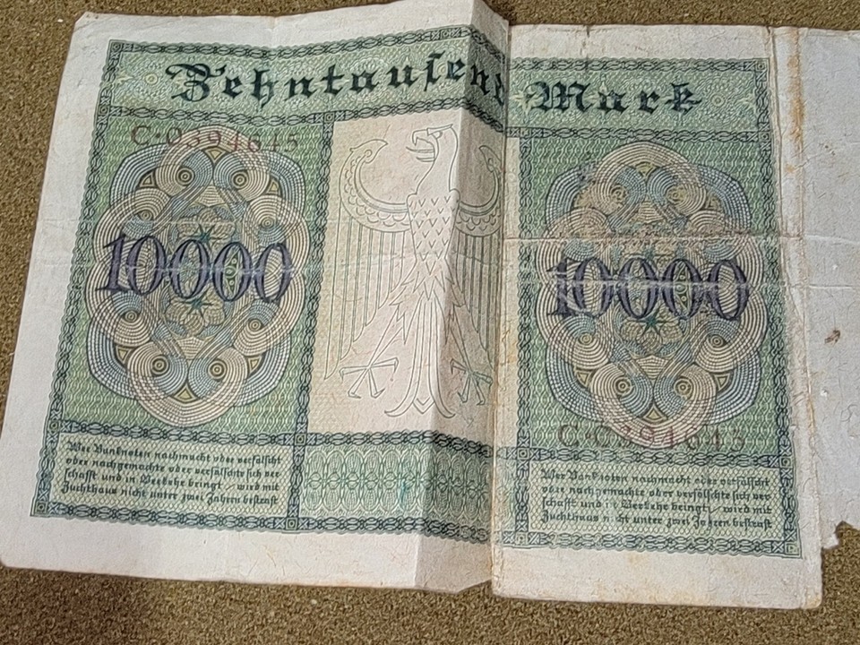 Post WWI German 10000 Reichmark | eBay